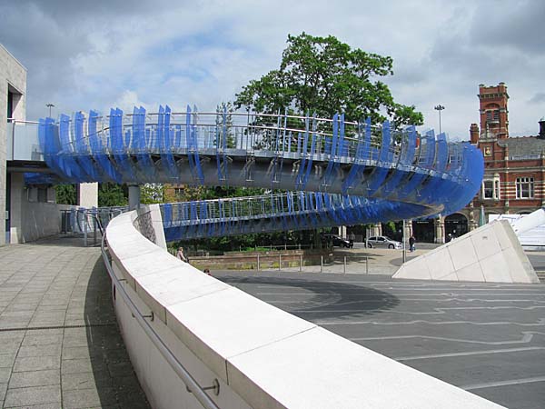 Whittle Arch and Glass Bridge, Coventry, UK