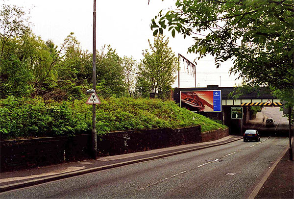 Location of Longsight Station and Railway Depot
