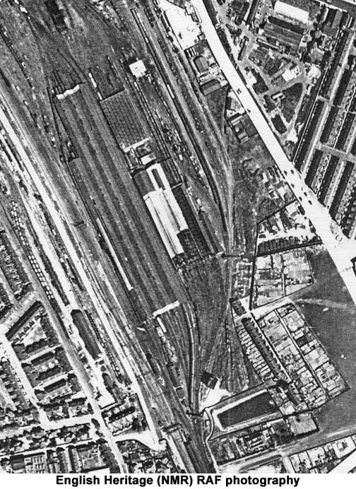 Location of Longsight Station and Railway Depot